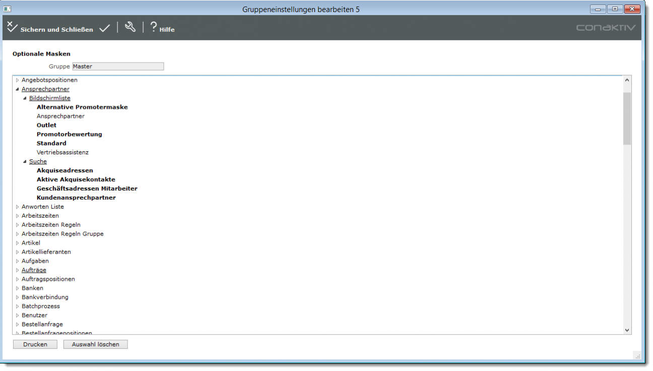 Optionale Masken » ConAktiv Handbuch
